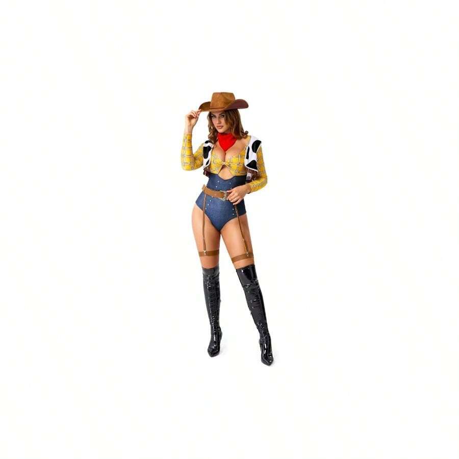 Halloween Cowgirl Costume Women, Cowgirl Movie Character Costume ...