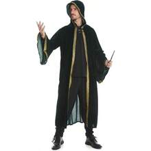 Wizard Robe Cloak With Hood Men Women Renaissae Costume Medieval Velvet ...