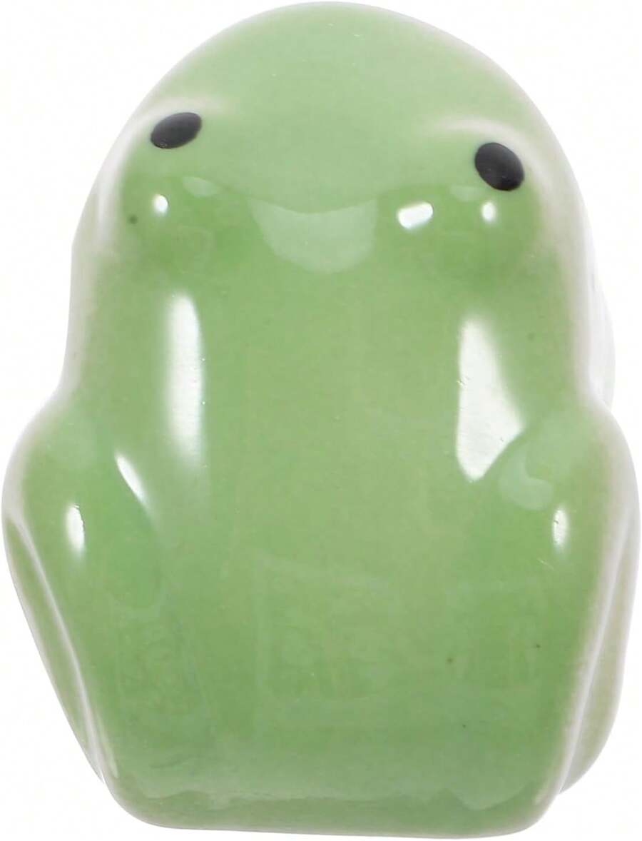 Aquarium Ceramic Floating Frog, Artificial Fish Tank Frog Porcelain ...