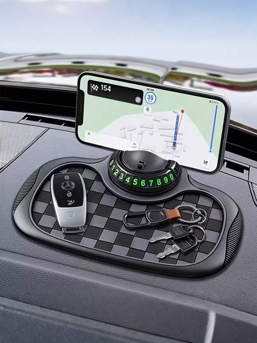 Multi-Functional Anti-Slip Car Dashboard Mat, With Strong Adhesion And ...