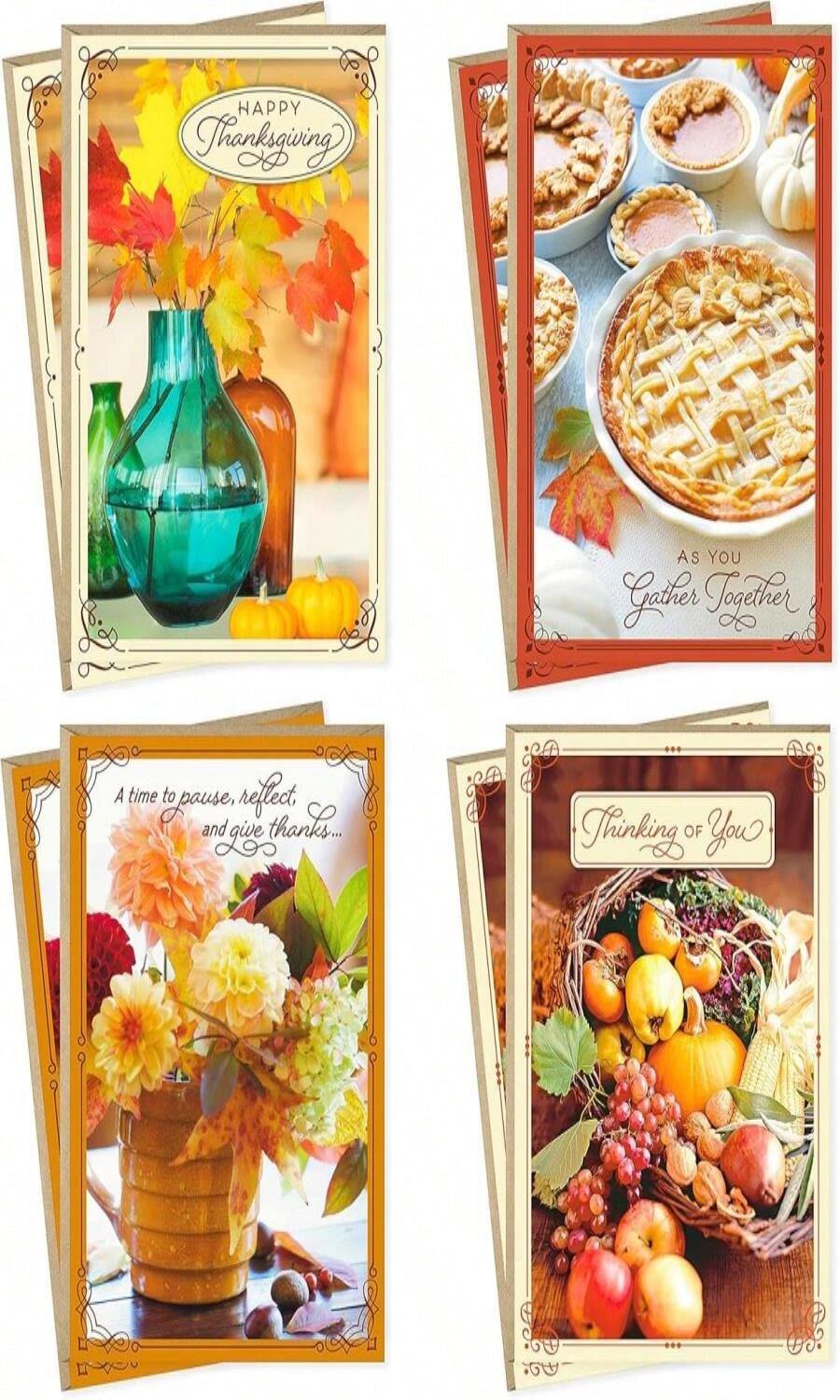 Hallmark Halloween Cards Assortment, Candy Corn (8 Cards With Envelopes ...