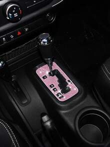 Sparkling Rhinestone Car Gear Shift Box Decorative Sticker Panel Cover ...