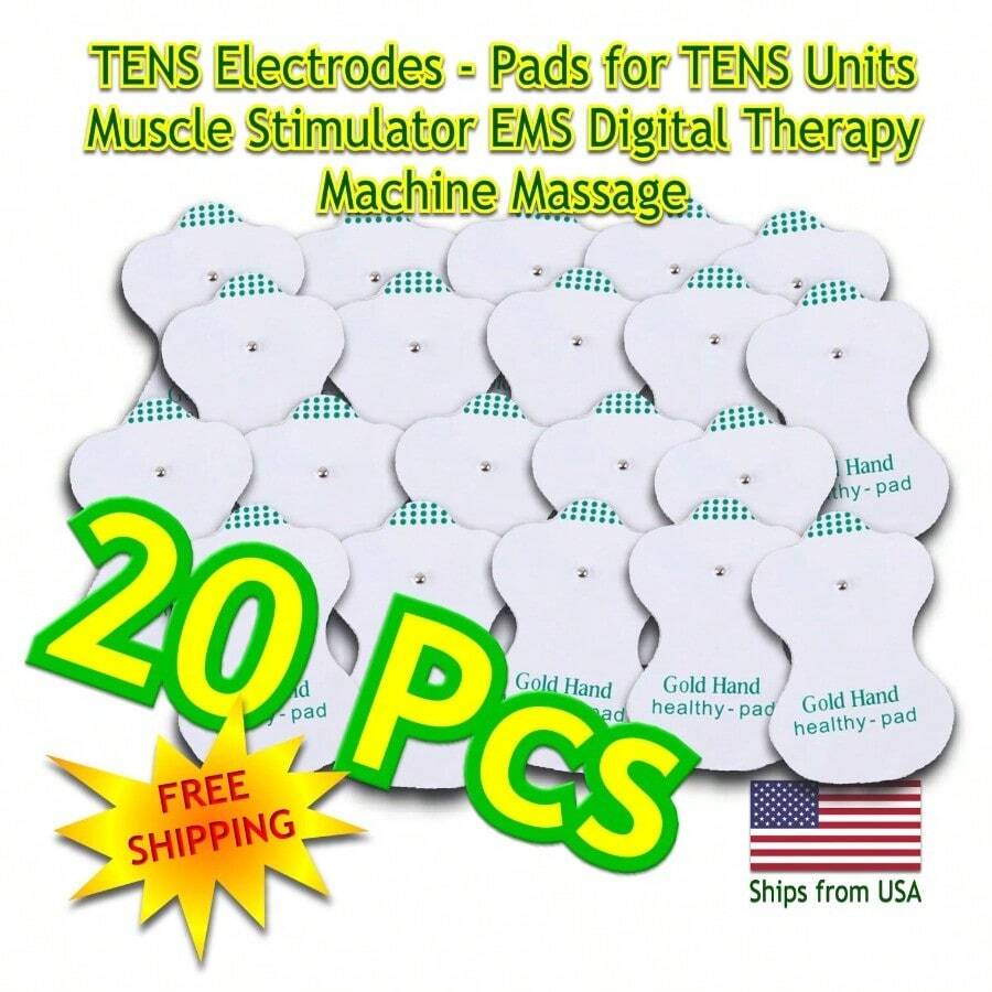 TENS Electrodes - Pads For TENS Units Muscle Stimulator EMS Digital ...