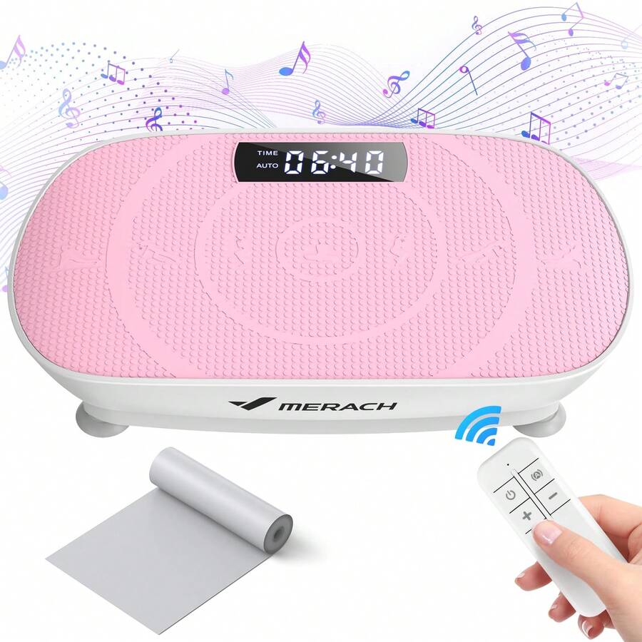 MERACH Vibration Plate Exercise Machine, Whole Body Workout Fitness ...