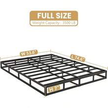Box Spring King Bed, 5 Inch King Size Box Spring Only, Strong Metal ...
