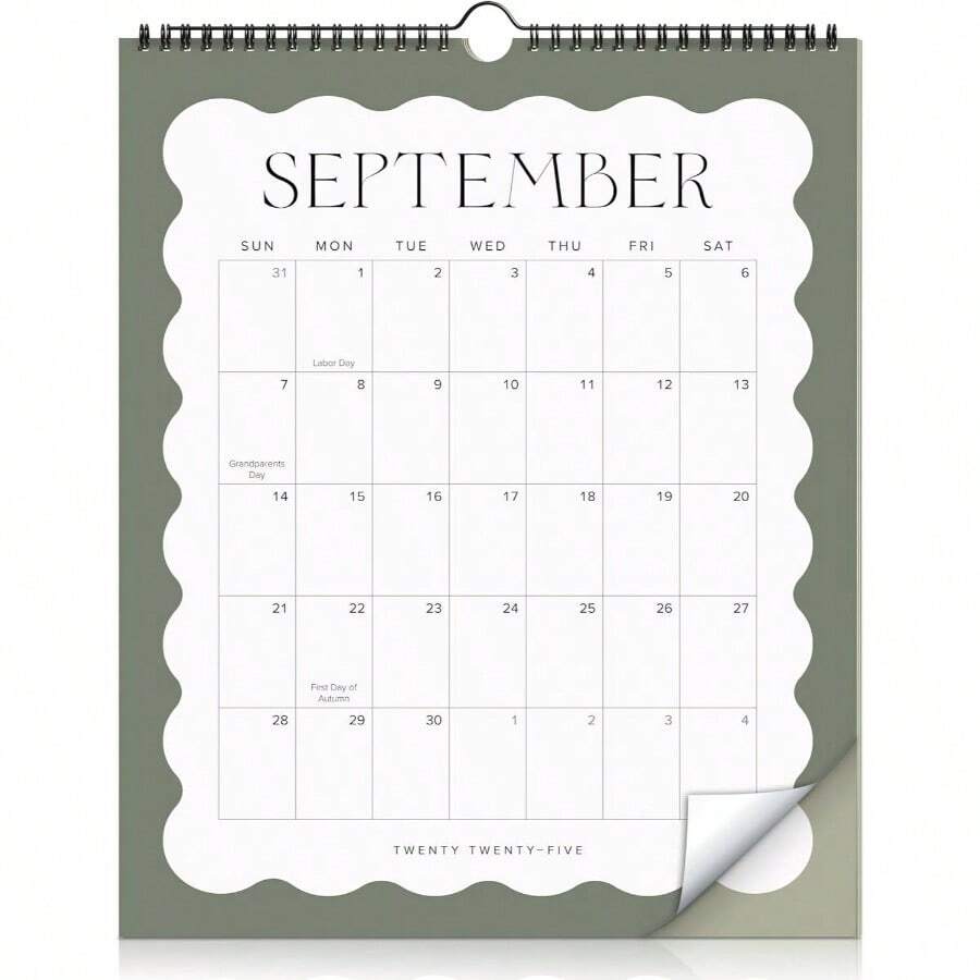Aesthetic 2025 - 2026 Wall Calendar - Runs From May 2025 Until December ...