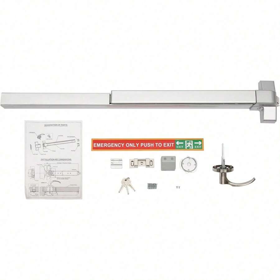 HaroldDol Commercial Panic Exit Device Steel Emergency Urgent Exit ...