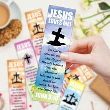 30pcs Bible Verse Bookmarks - Jesus Loves Me And John 3: 16 Christian ...