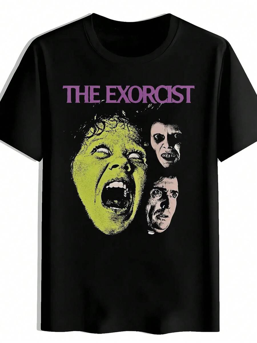 Camiseta gráfica de película de terror inspirada en El Exorcista para ...
