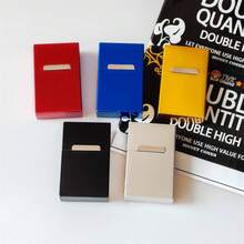 1pc New Men's Long Cigarette Case, Portable Crush-Resistant Cigarette ...