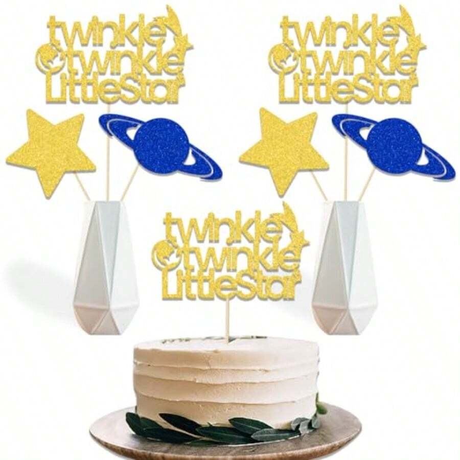 D12Pcs Twinkle Little Star Centerpiece Sticks - Twinkle Twinkle Little ...