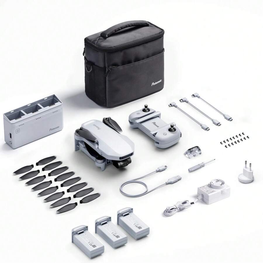 Potensic C0 Drone 3 Axis Gimbal 6KM GPS 4K Professional Camera Drones ...