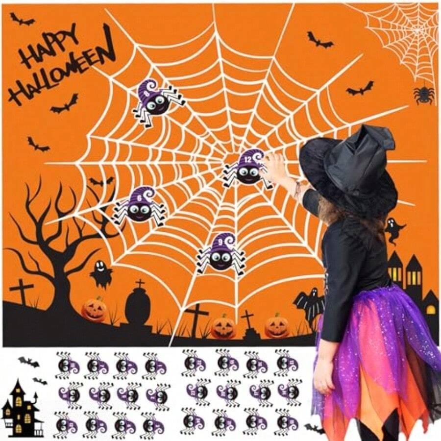 Halloween Games For Halloween Party Games Halloween Pin The Tail Game ...