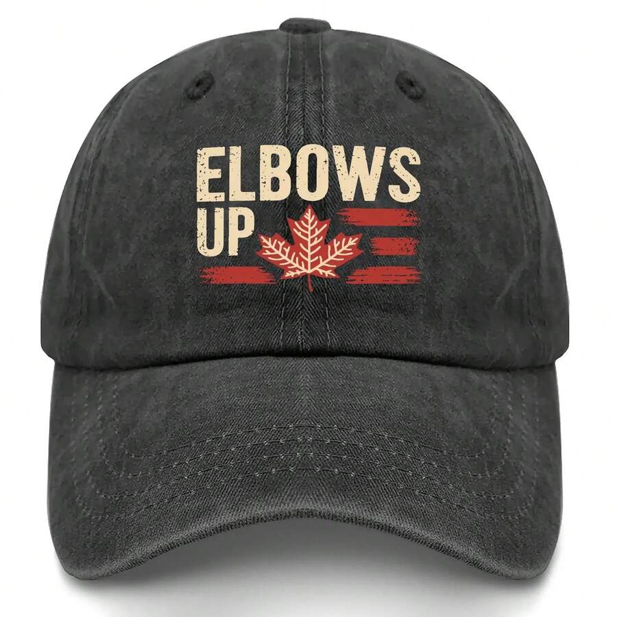 Elbow Up Canada Ests 1867 Proud Canadian Strong Canada Hat For Dad ...