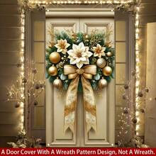 HEGO Gold Schleife Weihnachts Türbanner - Multifunktionale Polyester ...