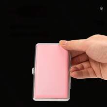 1ชิ้น กล่องใส่บุหรี่หนัง, ใส่บุหรี่สลิมได้ 20 มวน, ความจุขนาดใหญ่ ...