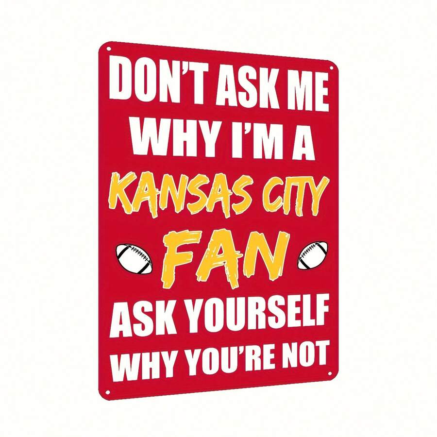 1 pieza Letrero de metal con ventilador con cita divertida "No soy un ...