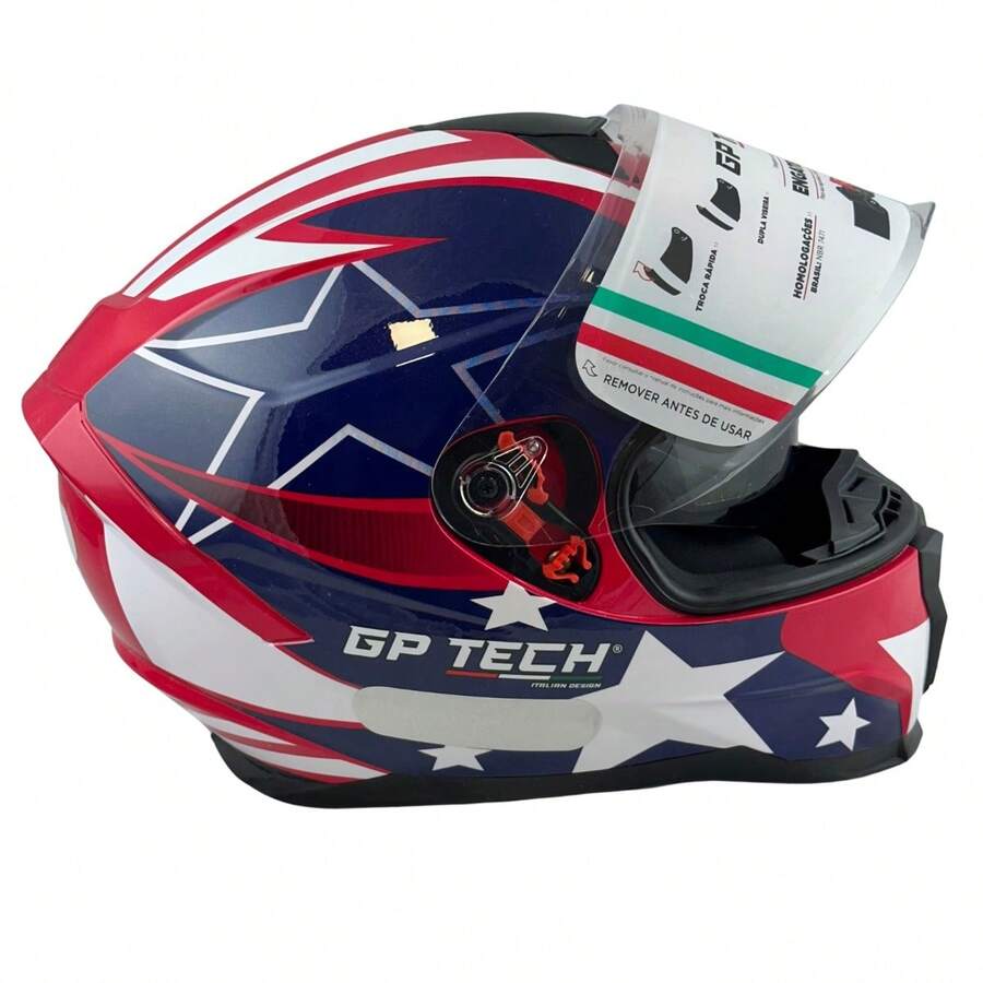 Capacete GP Tech Ultra USA | SHEIN Brasil