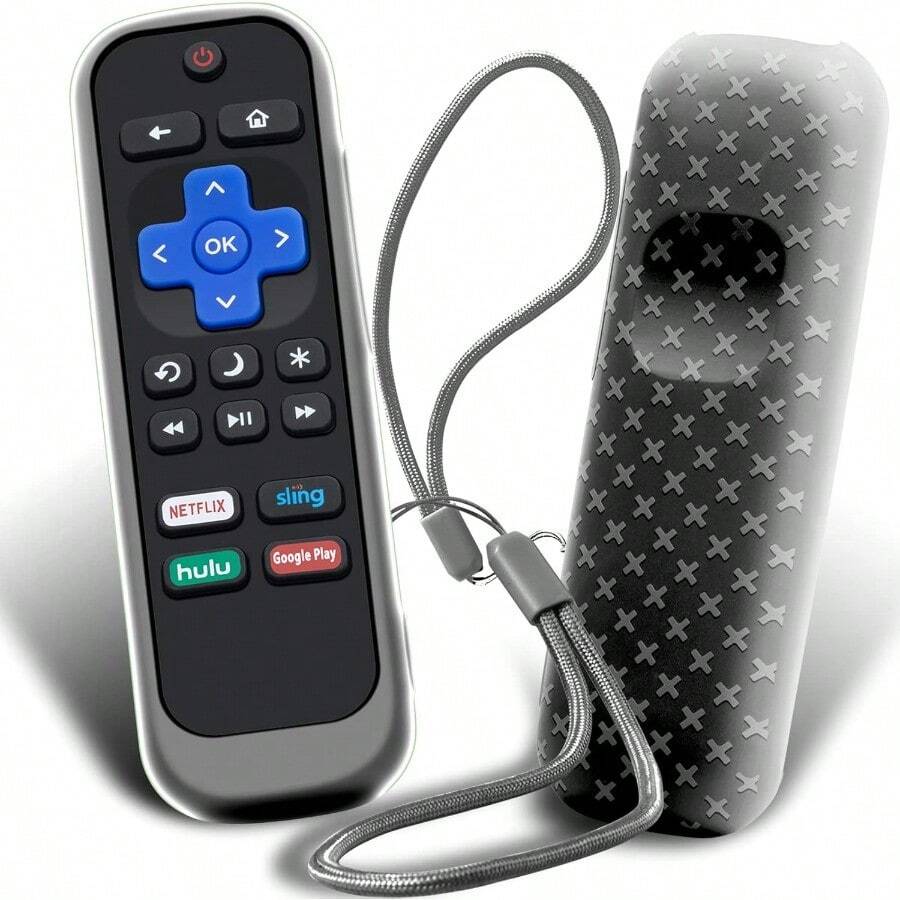 Case for Roku Remote Cover for Hisense/ Roku TV Steaming Stick/Expr ...