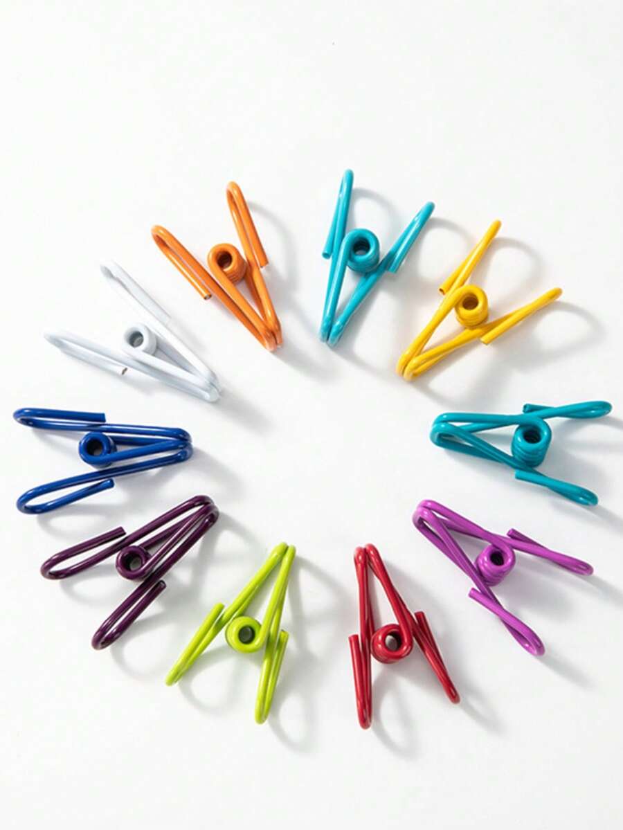 10pcs Colorful Clothespins, Multi-Purpose Clips For Laundry, Food ...