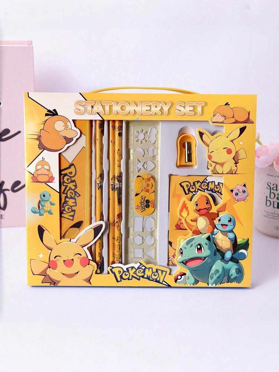 Authorized By Pokemon Pikachu Cartoon Character Style Stationery Gift ...