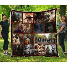 The Walking Dead Quilts, Zombie Apocalypse Quilts Blanket | SHEIN USA