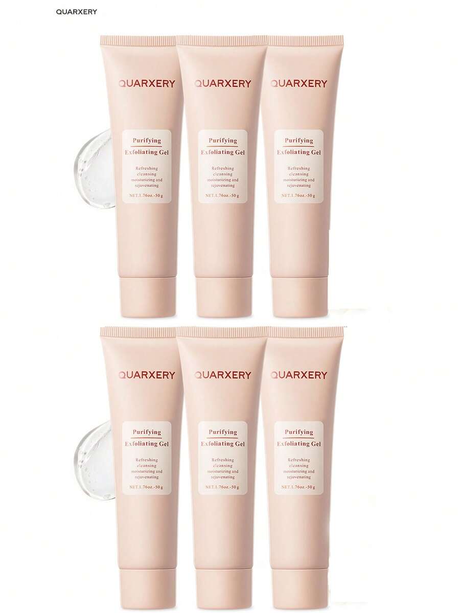 QUARXERY 6pcs Deep Purifying Facial Exfoliating Gel With Nicotinamide ...