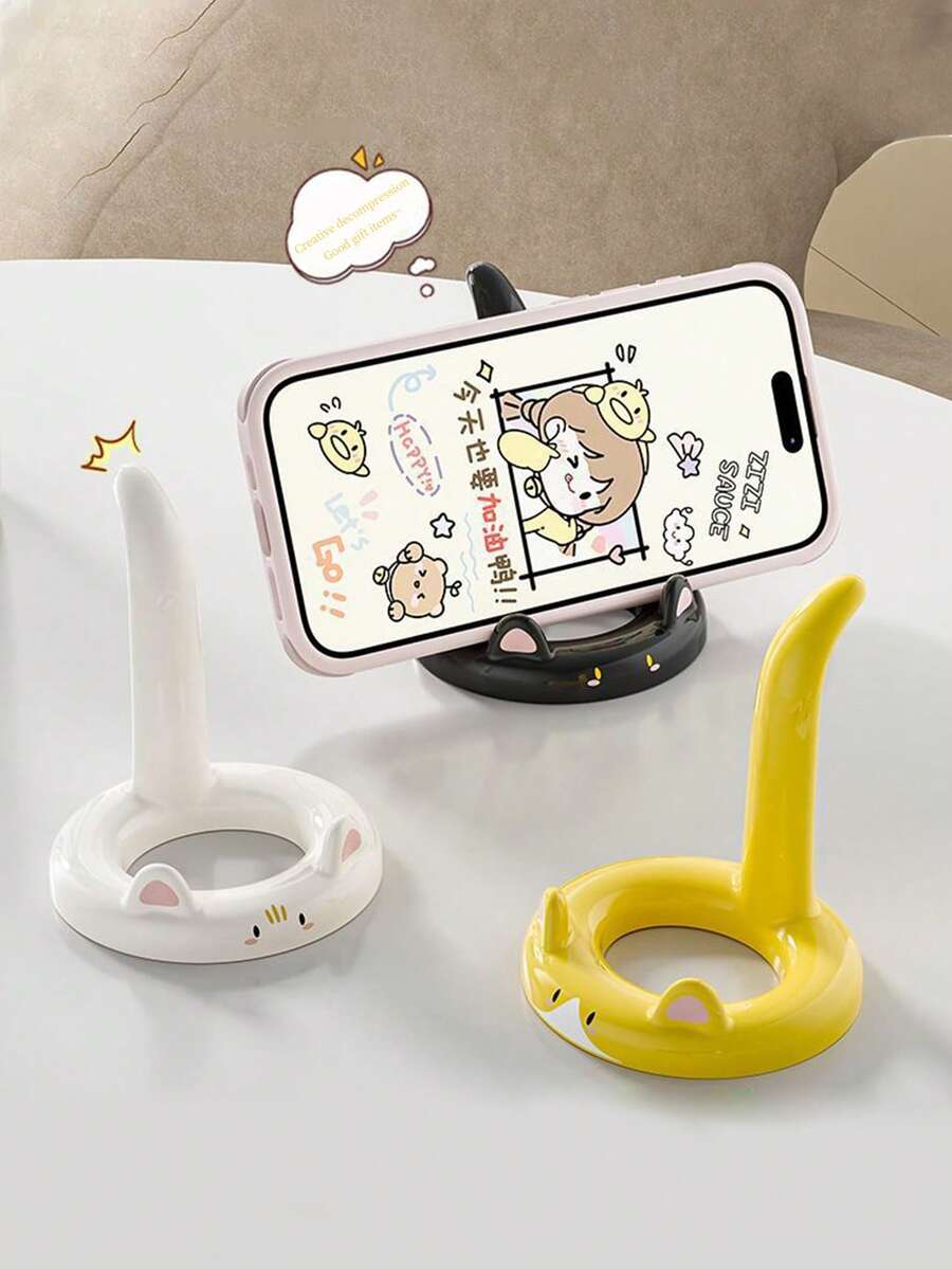 1pc Multi-Color Desk Phone Stand With Protective Packaging, Creative ...