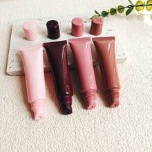 1/5PCS 10ml Empty PE Plastic Pink Brown Lip Gloss Tubes Lip Oil ...