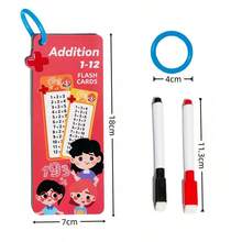 1 Set Of Math Game Cards, Including Addition, Subtraction ...