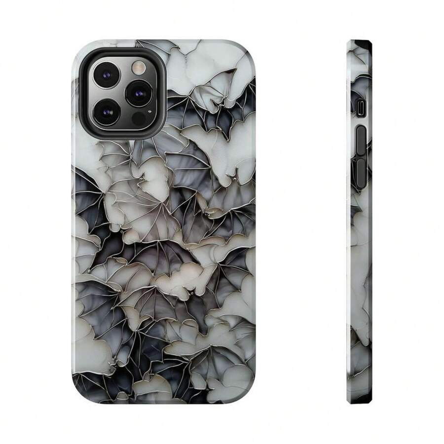 Stained Glass Halloween Bat Phone Case Artful Vintage Spooky Creepy ...