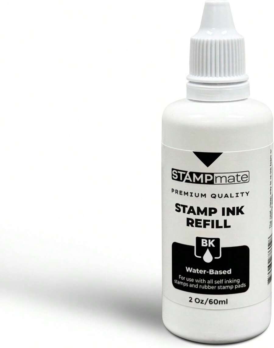 Premium Refill Ink For Self-Inking Stamps And Stamp Pads - 2 Oz.Bottle ...