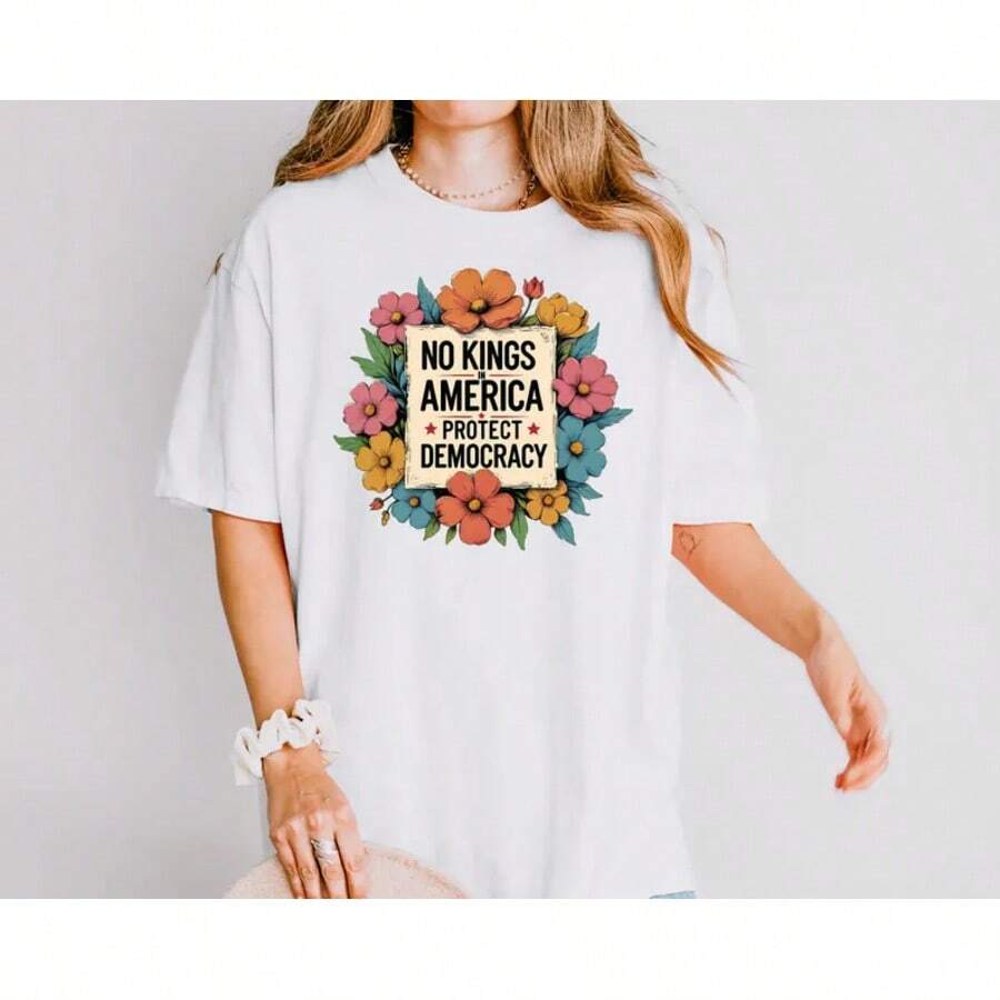 Protect Floral Tee, In America Protest Shirt, Political Statement ...