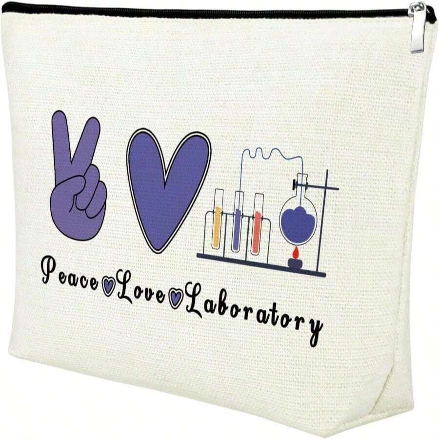 Lab Tech Gifts For Women Laboratory Technician Makeup Bag Medical Lab ...