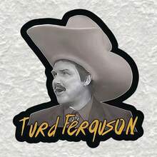 1pc/3pcs "Turd Ferguson" Retro SNL Celebrity Jeopardy Vinyl Sticker ...