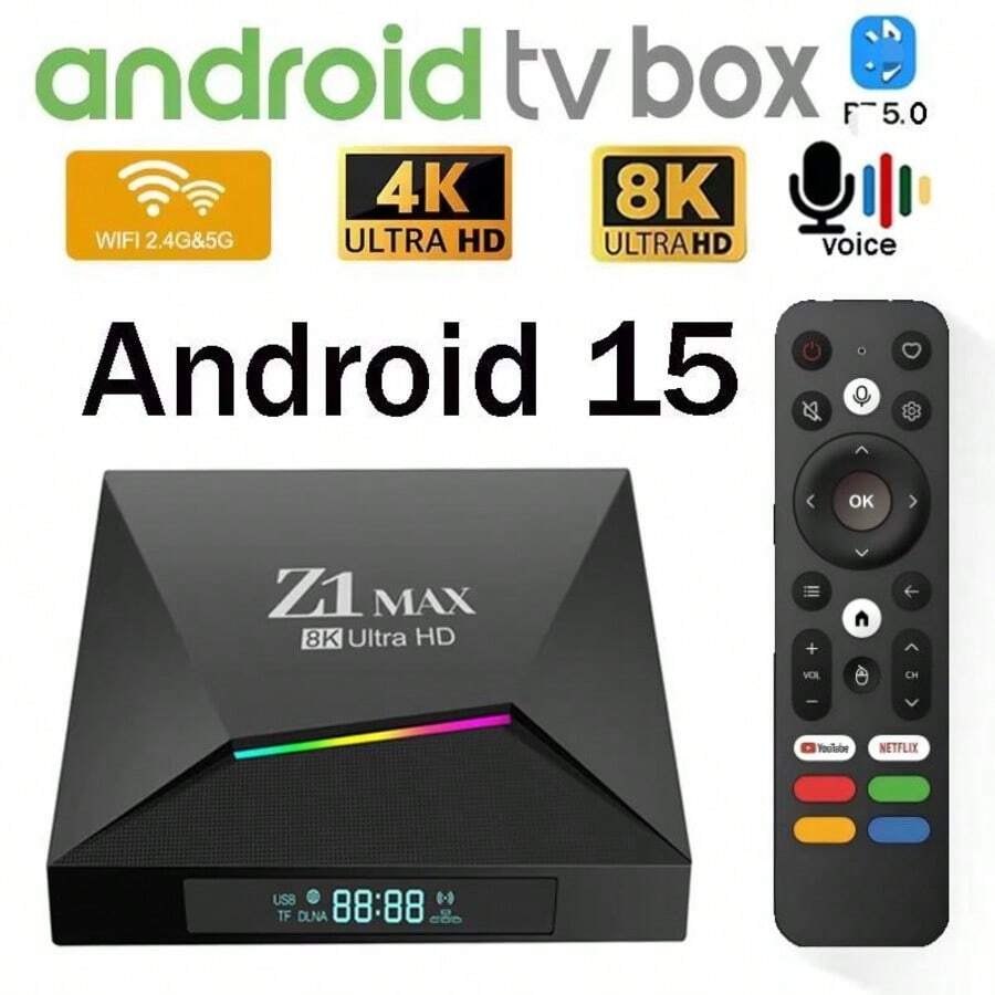 Q96 OHP A 8K Android 15 Z1 Max TV Box 4G 5G Dual WiFi Media Player ...