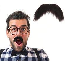 DIY Self Adhesive Fake Mustache Set Novelty Realistic Mustaches Costume ...