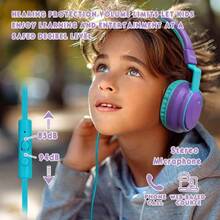 Headphone Volume Limited 85/94dB Wired Over-Ear/On-Earr Foldable ...