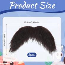 DIY Self Adhesive Fake Mustache Set Novelty Realistic Mustaches Costume ...