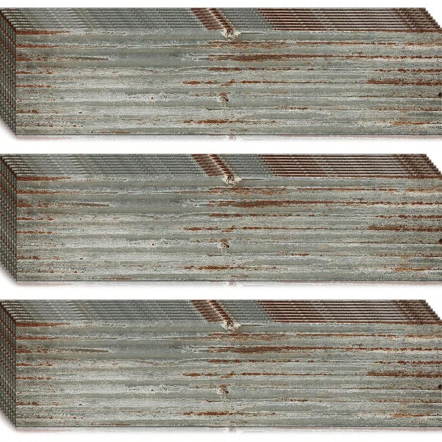 100 Pcs Corrugated Metal Bulletin Board Border Farmhouse Border Teacher ...
