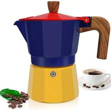 6 Cup Aluminum Espresso Stovetop Moka Pot Coffee Maker Percolator ...