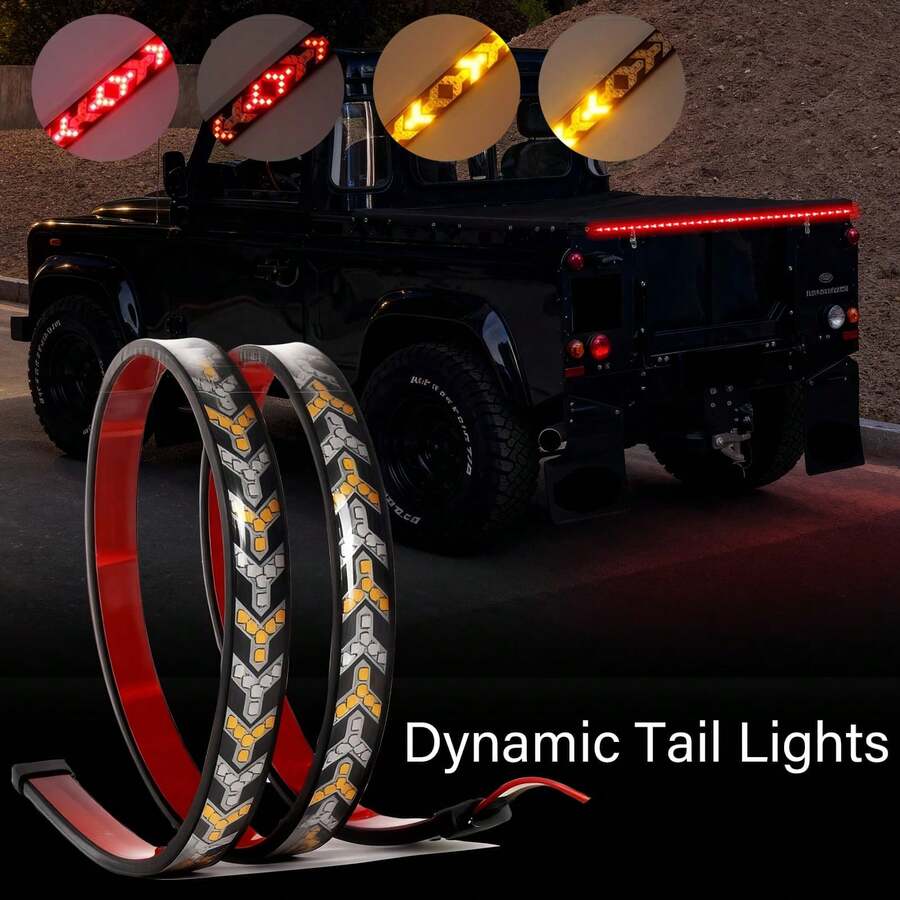 59inch/150cm LED Light Bar | Multi-Function Flow Arrow, Super Bright ...