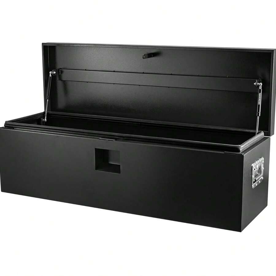 Steel Truck Tool Box Heavy Duty Truck Bed Toolbox W/Dual Lids, Lockable ...