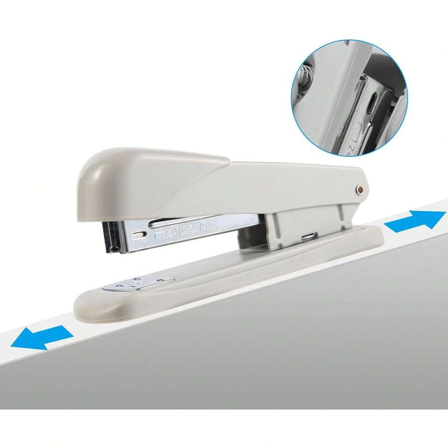 Offwhite Modern Office Stapler, 25 Sheet Capacity, Automatic, Includes ...