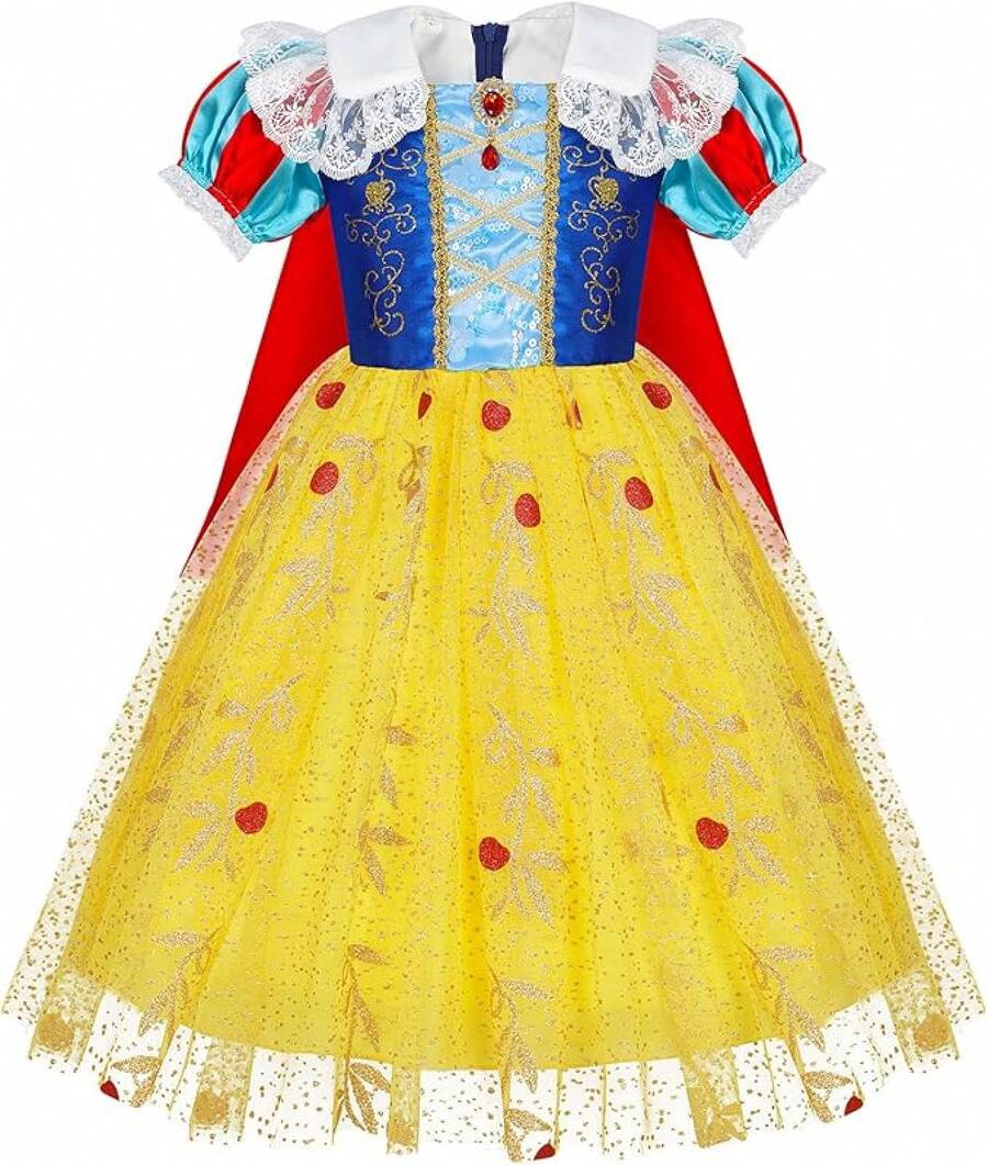AmzBarley Princess Costumes Girls World Book Day Costume Cosplay Party ...