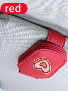 1pc Car Glasses Clip, Microfiber Automotive Sunglasses Holder ...