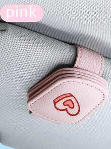 1pc Car Glasses Clip, Microfiber Automotive Sunglasses Holder ...