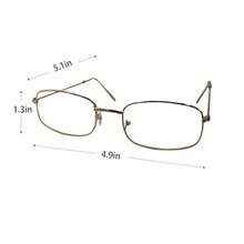 VIGUEUR Old Man Costume Glasses Rectangular Granny Dress Up Eyeglasses ...