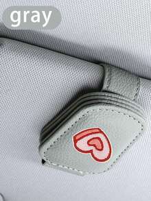 1pc Car Glasses Clip, Microfiber Automotive Sunglasses Holder ...