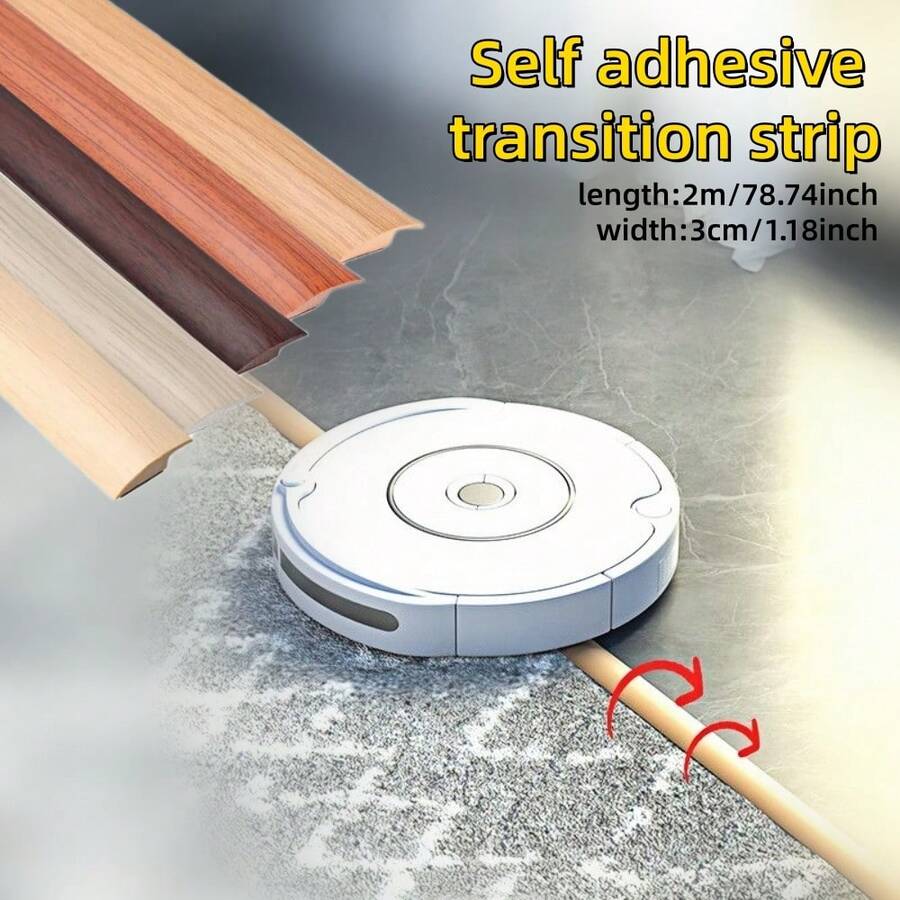 2m/78.74inch Self-Adhesive Floor Edging Decorative Strip, Floor Edging ...